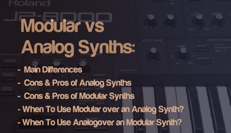 Modular Synth Vs. Analog Synth: What's The Difference?