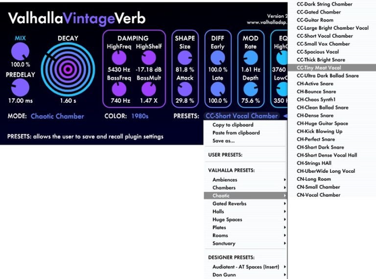 Top 4 Valhalla DSP Plugins For Music Production 2025