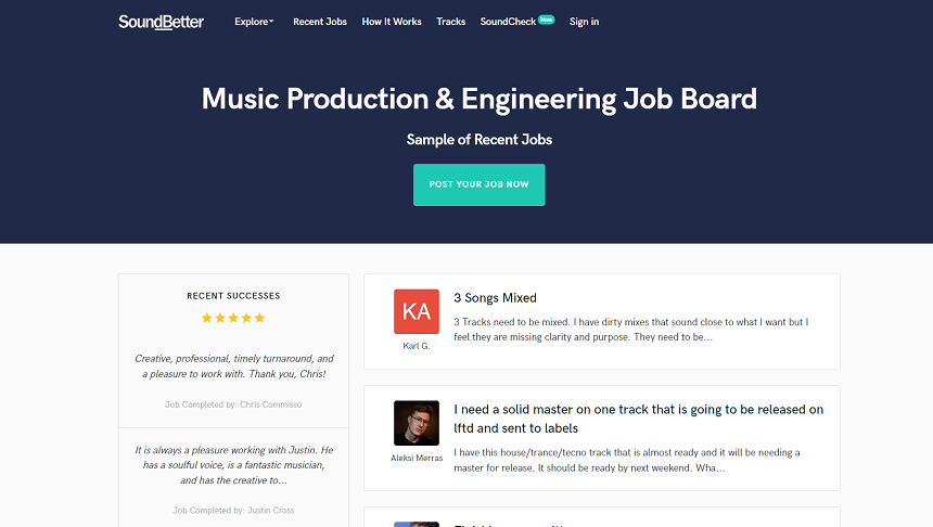 11 Best Sites To Find Music Production Job 2025