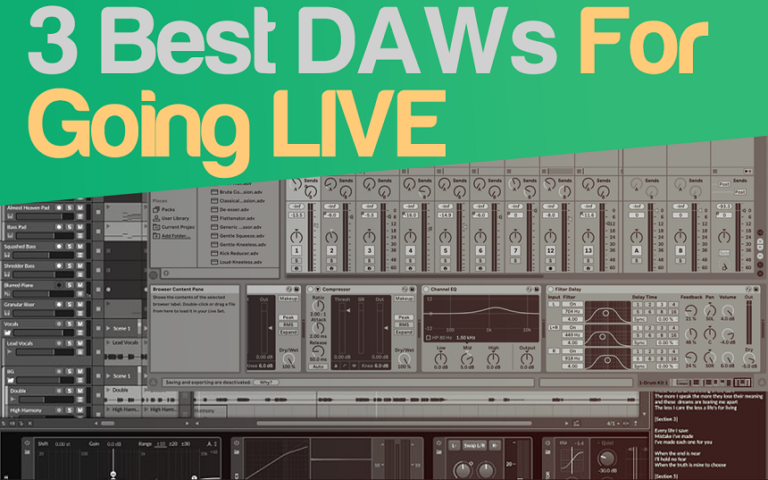 3 Best DAWs For Live Performance / Live Act 2025